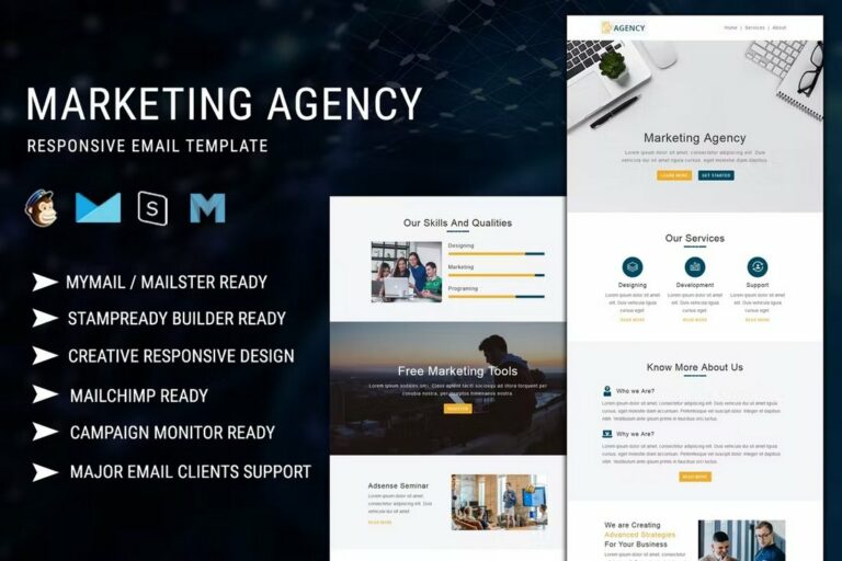 20+ Best Business Email Newsletter Templates (With Modern Responsive ...