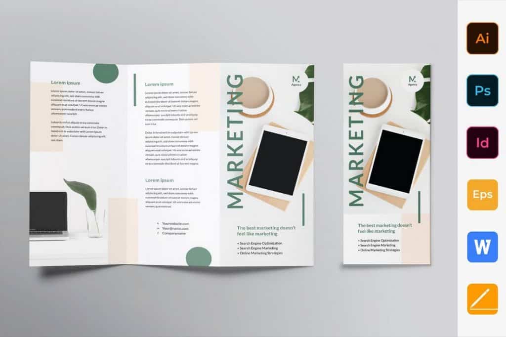 70+ Best Tri-Fold Brochure Templates (Word & InDesign) 2023 | Design Shack