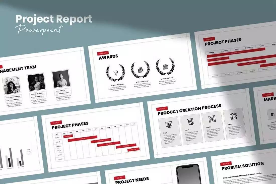 Marketing Report & Research PowerPoint Template | Design Shack
