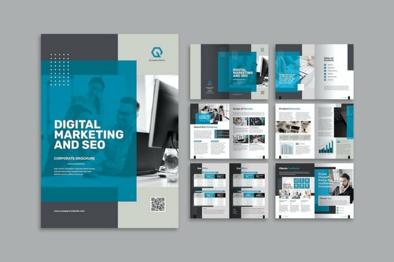 20+ Best Marketing & Sales Brochure Template Examples | Design Shack