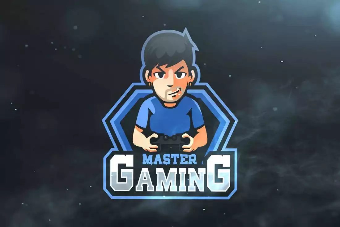 Master Gaming Streamer Logo Template | Design Shack