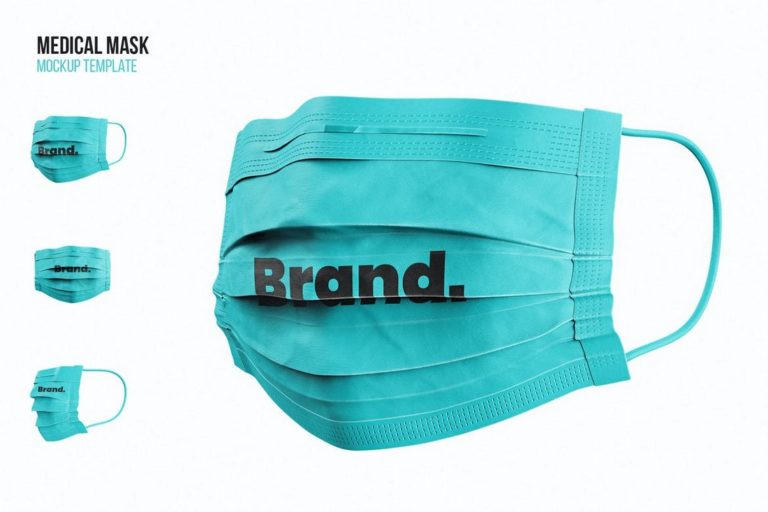 35+ Face Mask Mockup Templates & Overlays | Design Shack