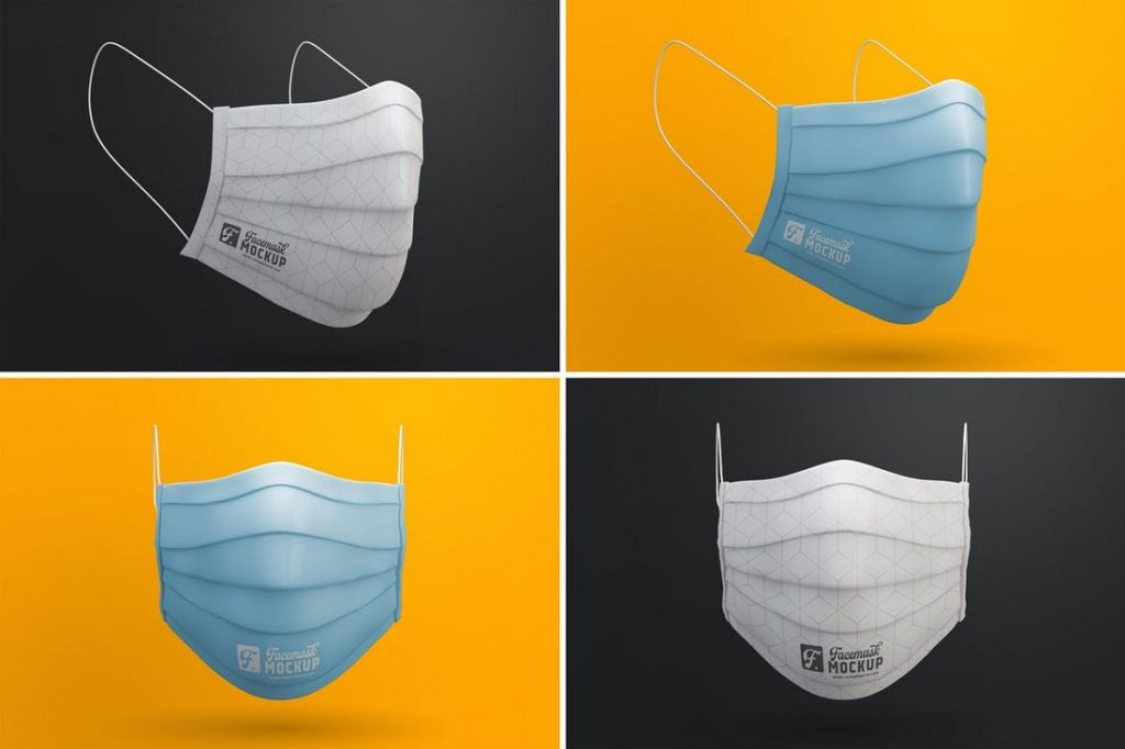 35+ Template & Hamparan Mockup Masker Wajah – desainae.com