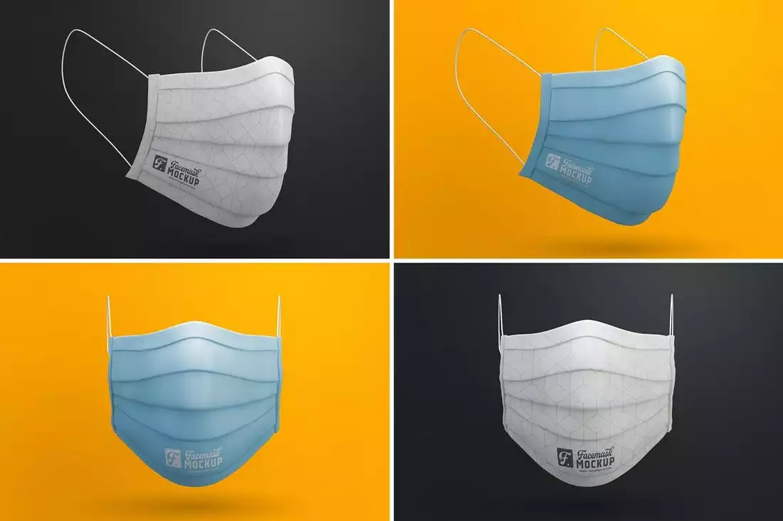 Medical Face Mask Mockup Templates | Design Shack