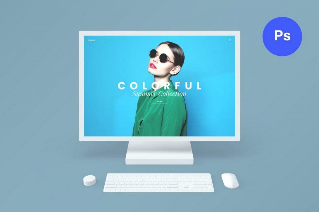35+ Template Mockup Komputer Desktop - desainae.com