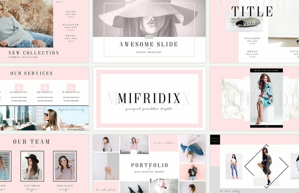 25+ Best Fashion + Style PowerPoint Templates (On Trend for 2023 ...