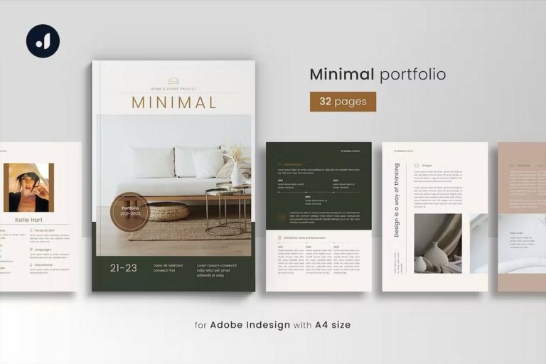 20+ Best InDesign Portfolio Templates + Examples 2022 – Gold Coast ...