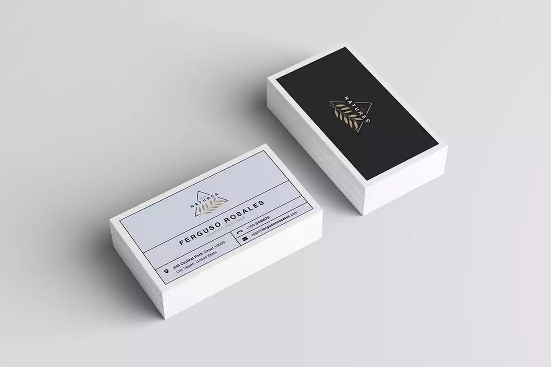Minimal Grid Business Card Template | Design Shack