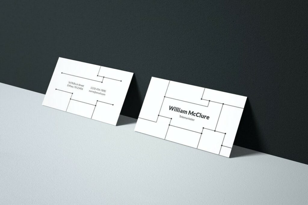 30+ Minimal Business Card Design Templates for 2025 | Design Shack