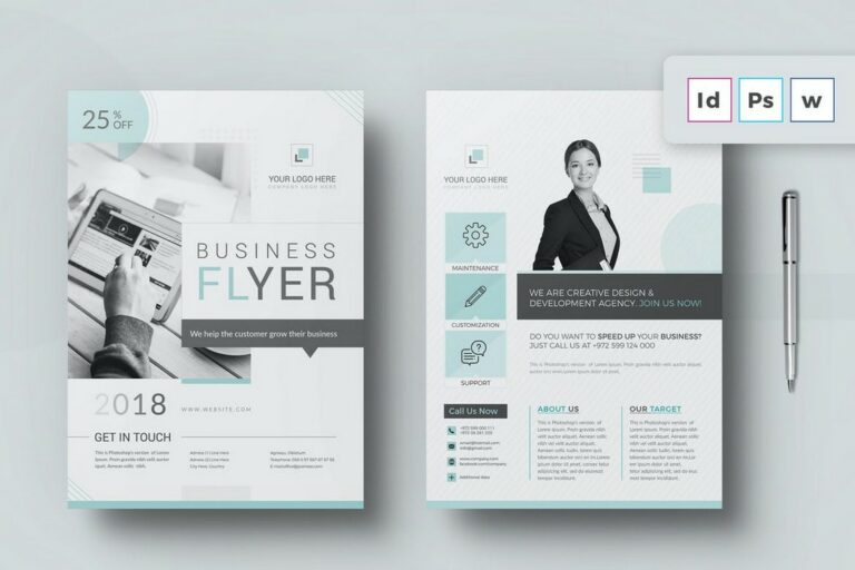 50+ Business Flyer Templates (Word & PSD) | Design Shack
