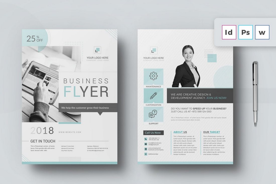Microsoft Word Templates Flyer Fourgagas