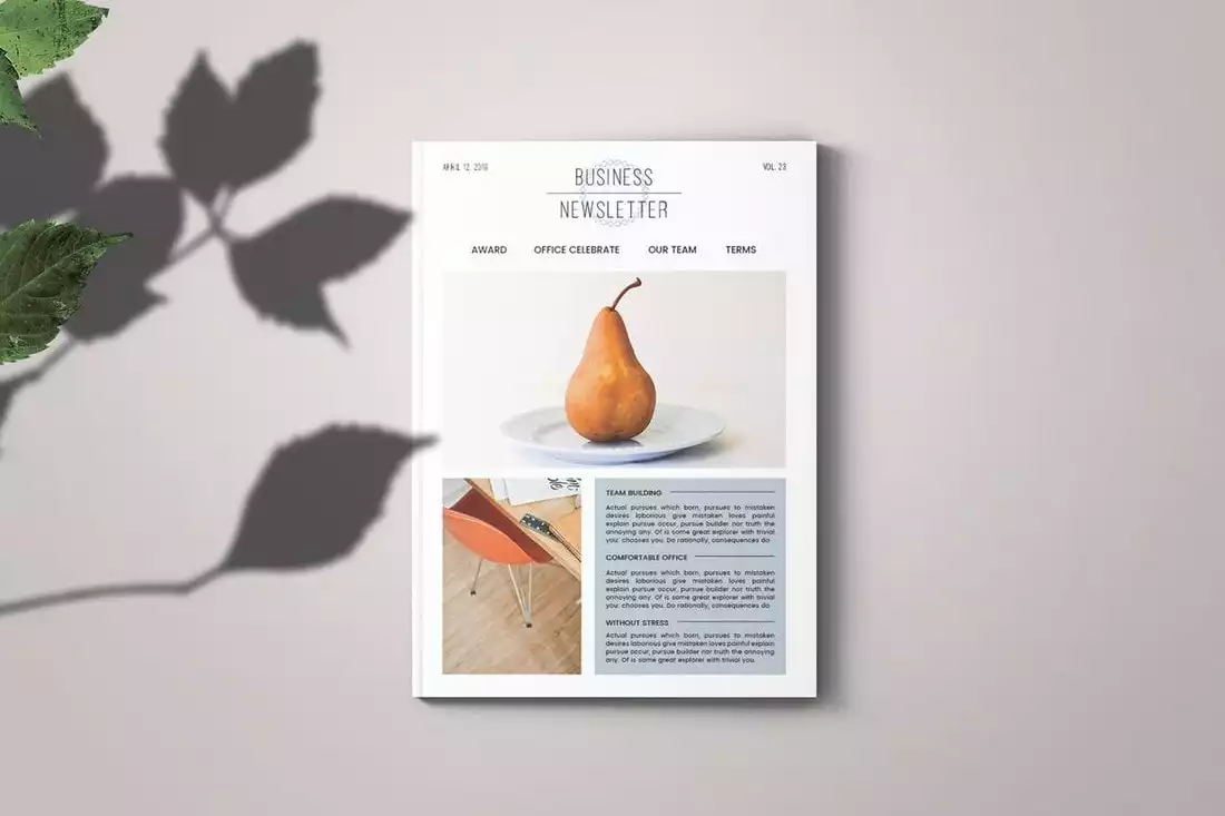 Minimal Business Newsletter Template | Design Shack