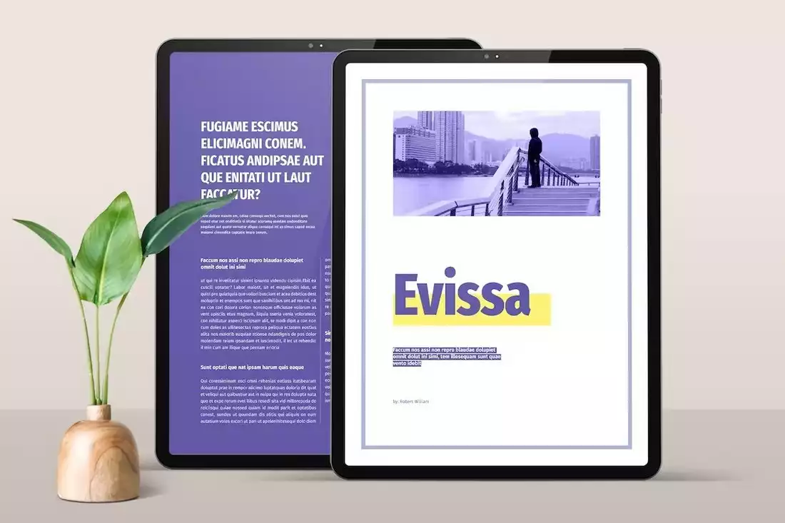 Minimal Ebook InDesign Book Template | Design Shack