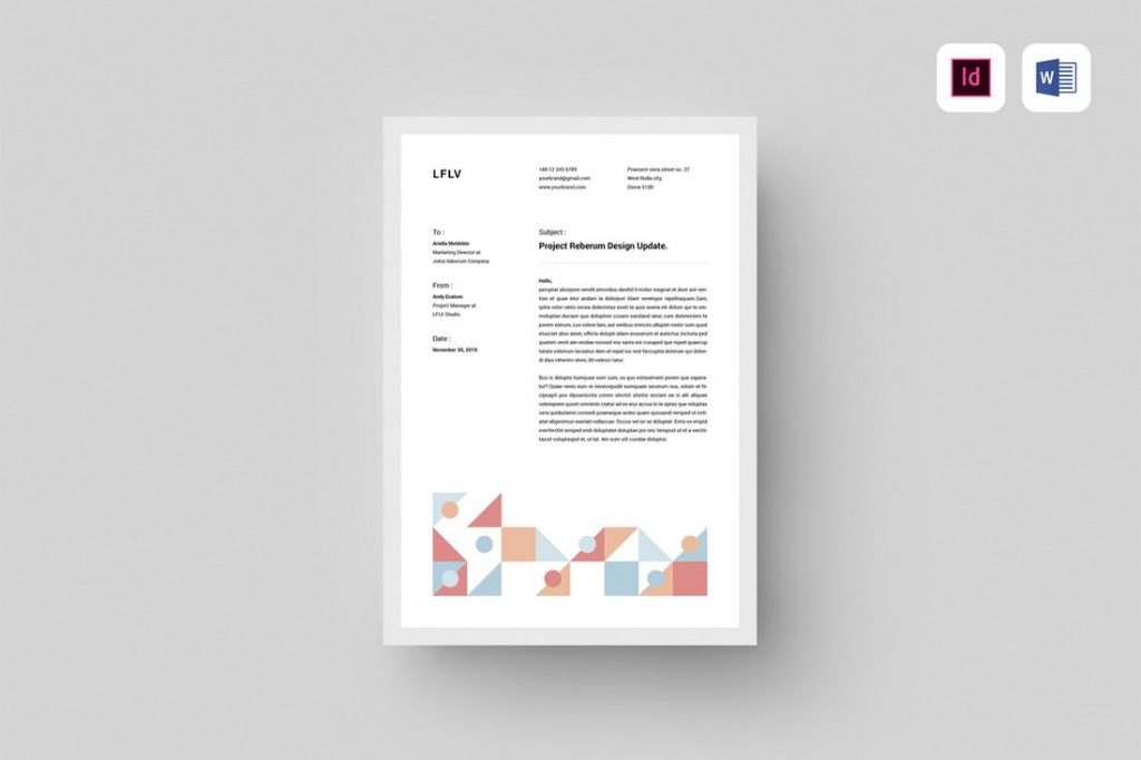 30+ Best Microsoft Word Letterhead Templates (+ Letterhead Design Tips ...