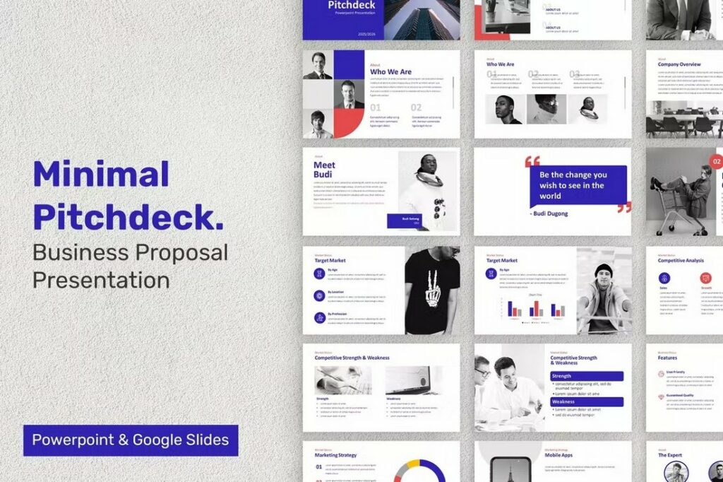 20+ Minimalist + Simple Google Slides Themes (Minimal Designs) - Shack Design
