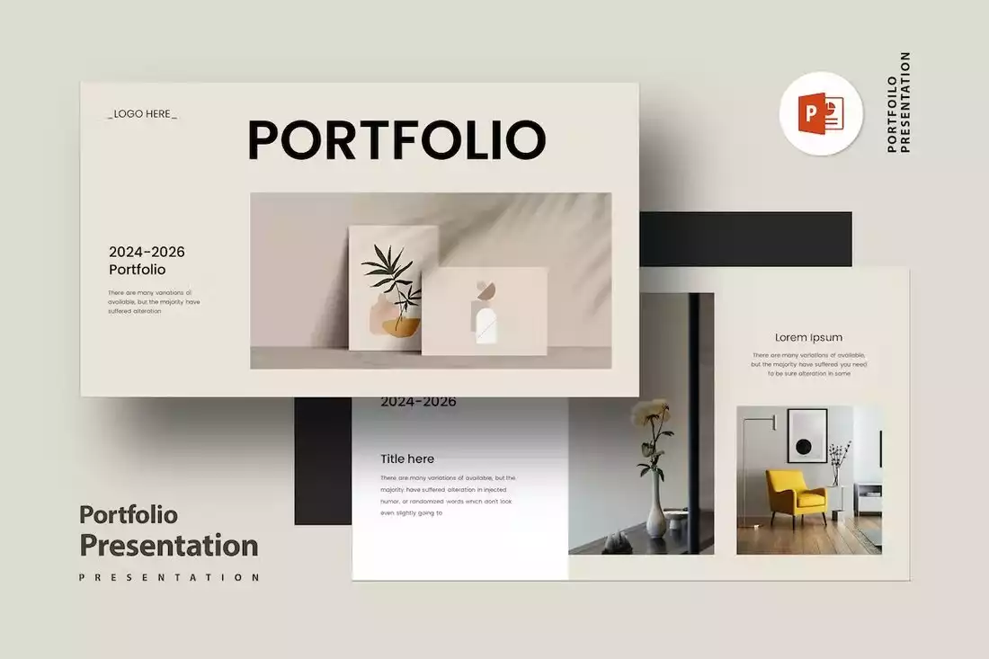 Minimal Portfolio PowerPoint Presentation Template | Design Shack Minimal Portfolio PowerPoint Presentation Template | Design Shack