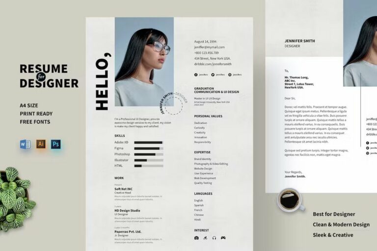 35+ Best Minimal Resume Templates in 2025 | Design Shack