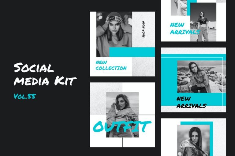 50+ Best Social Media Kit Templates & Graphics 2021 | Design Shack