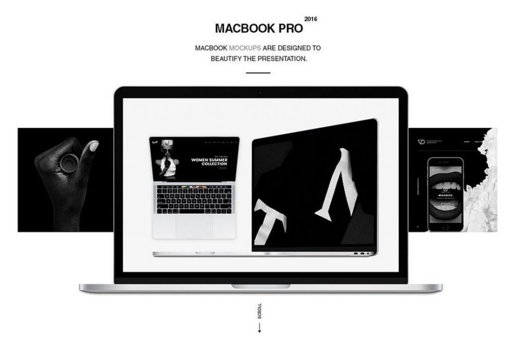 100+ MacBook PSD & Vector Mockups