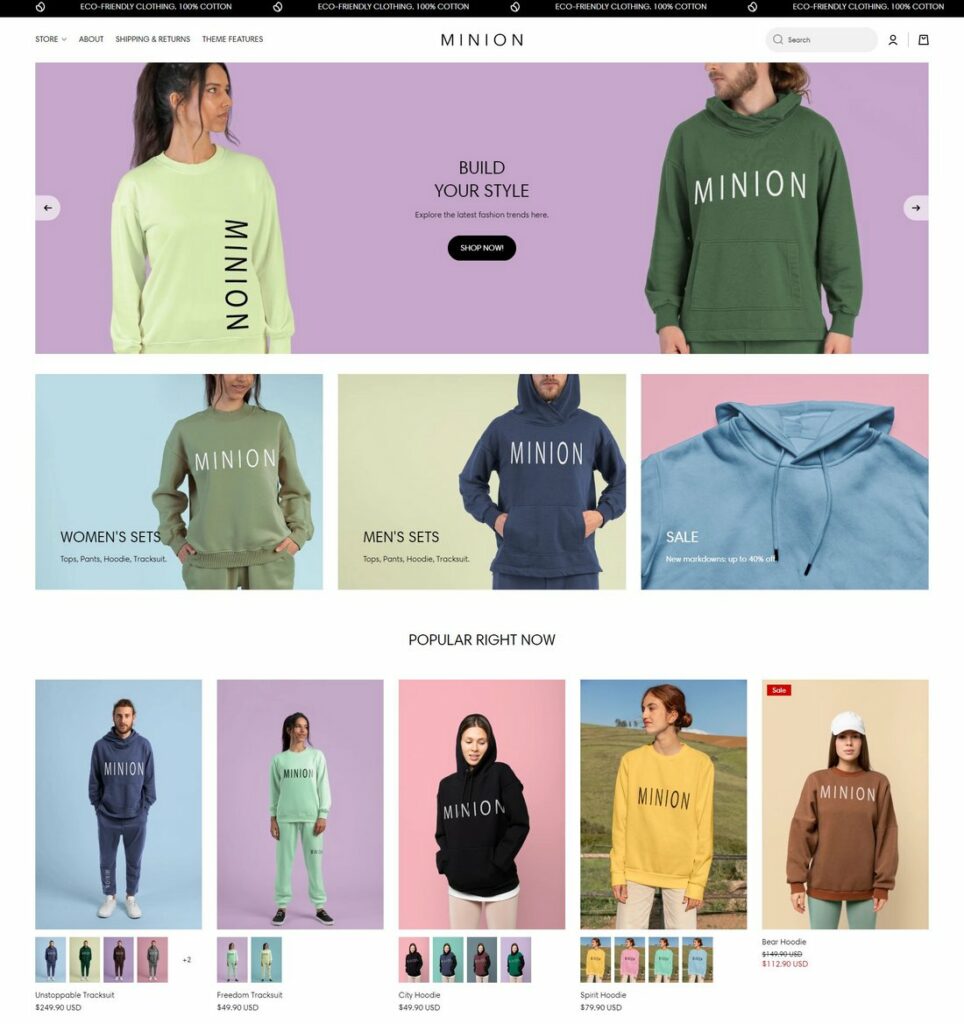 20+ Best Fashion & Clothing Shopify Themes for 2024 | Design Shack