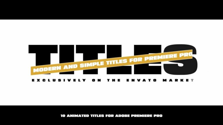 35+ Text Effects and Animated Typography Templates for Premiere Pro ...