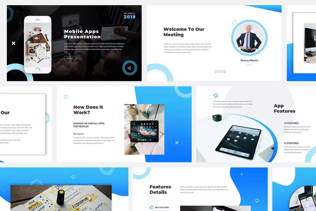 Mobile App Proposal PowerPoint Template | Design Shack