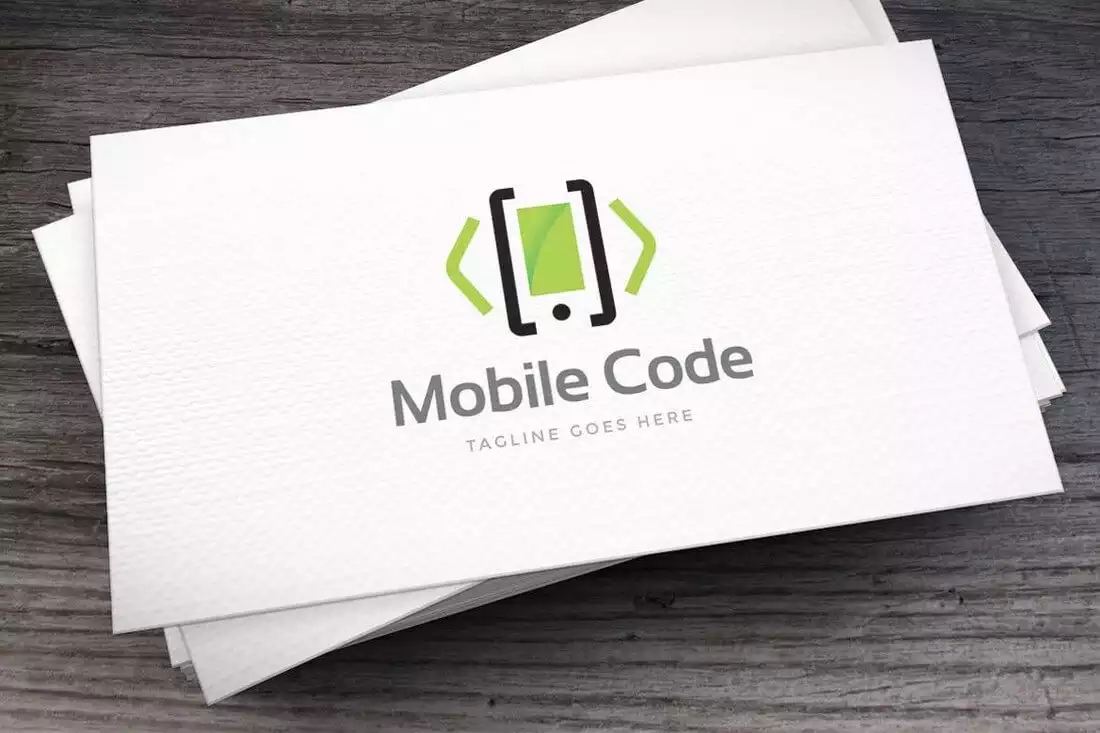 Mobile Code Logo Template | Design Shack