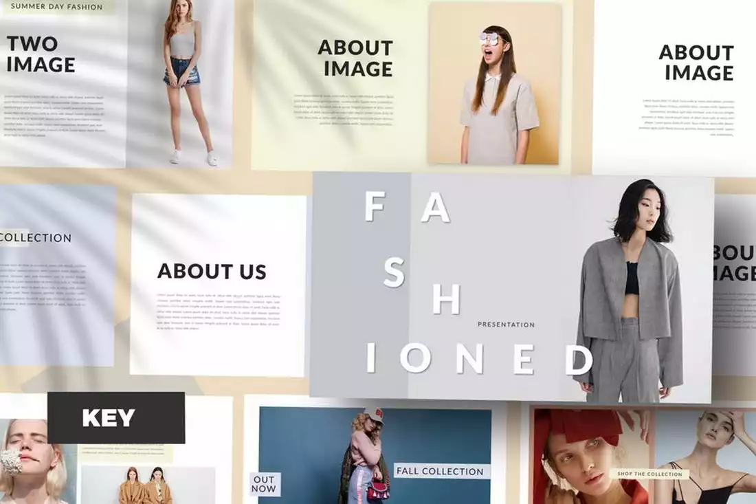 Model Fashion Keynote Template | Design Shack