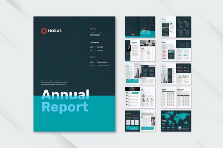 60+ Annual Report Templates (Word & InDesign) 2024 | Design Shack