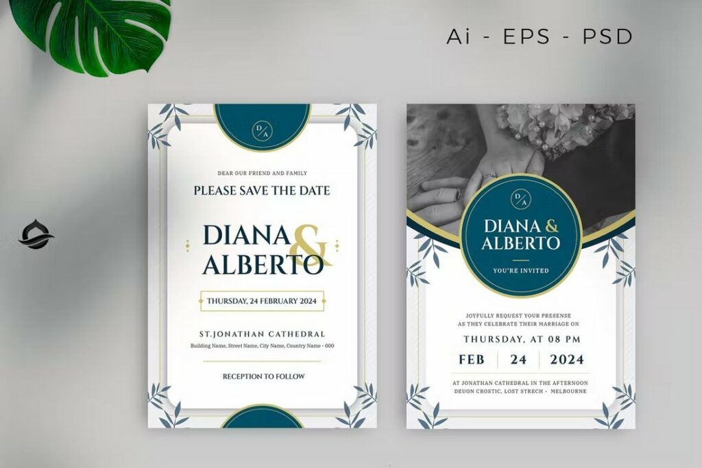 70+ Gorgeous Wedding Invitation Templates – Yes Web Designs