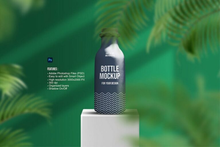 40+ Bottle Mockup Templates (Free & Pro) | Design Shack