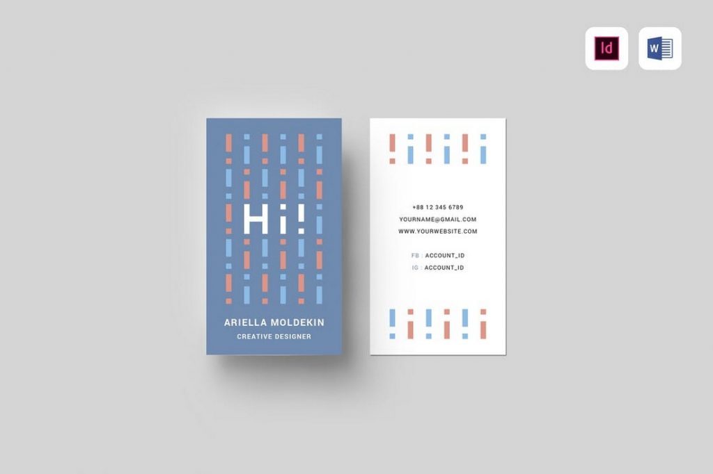 Google Docs Card Template