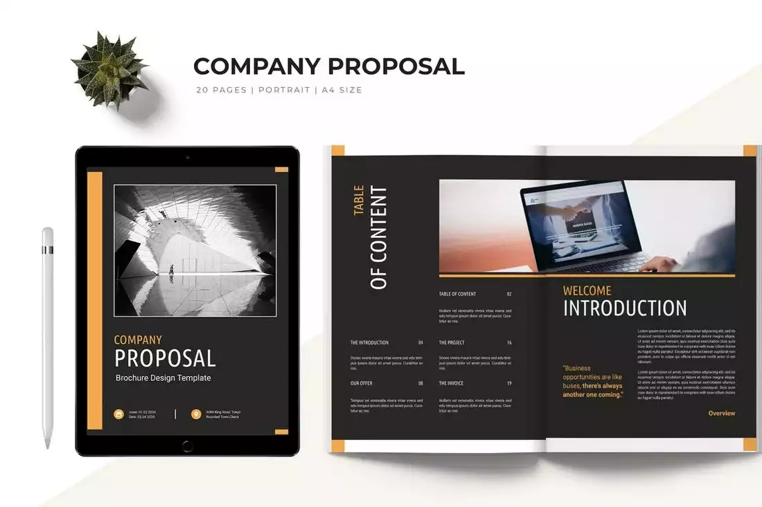 Modern Business Proposal Word Template | Design Shack