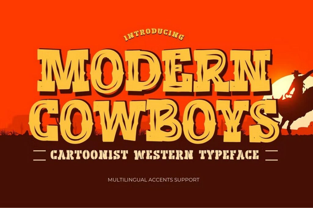 20+ Best Western Fonts (Old Western and Cowboy Typography) | Design Shack