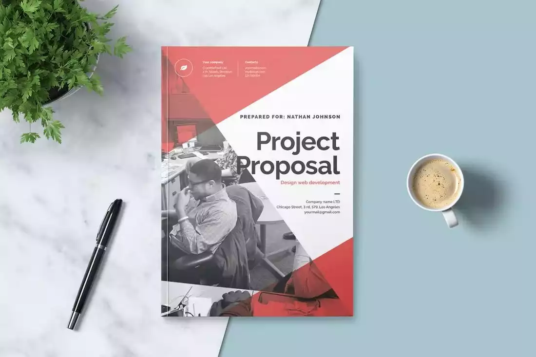 Modern Design Project Proposal Template | Design Shack
