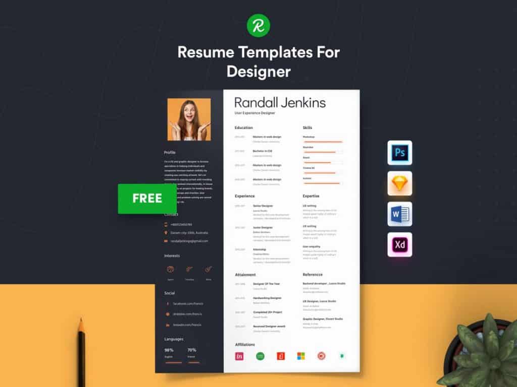 30+ Best Free Resume Templates (For Word) in 2023 – Yes Web Designs