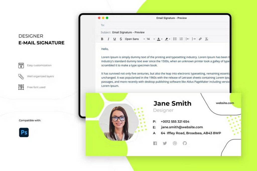 25+ Best Professional Email Footer Signature Templates (+ Free Tips ...