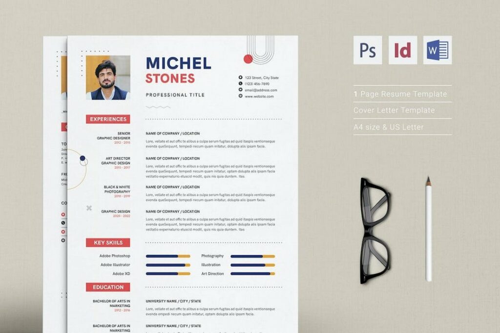 30+ Best InDesign Resume Templates (INDD CV Templates)