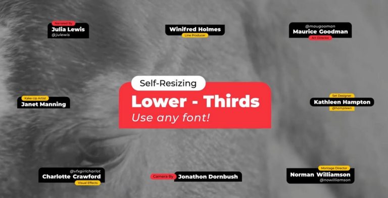 65+ Best Premiere Pro Lower Thirds Templates | Design Shack