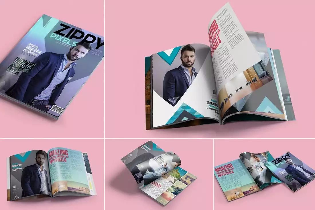 Modern Magazine Design Mockups | Design Shack
