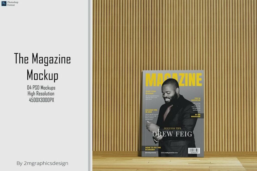 30+ Pro Magazine Mockups (Cover + Spread) | Design Shack