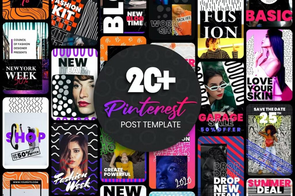 20+ Best Pinterest Templates for Posts & Banners (Free & Pro) – Yes Web ...