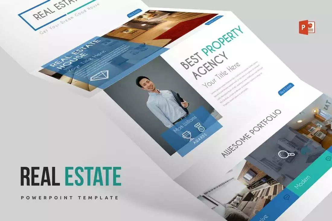 Modern Real Estate PowerPoint Template | Design Shack