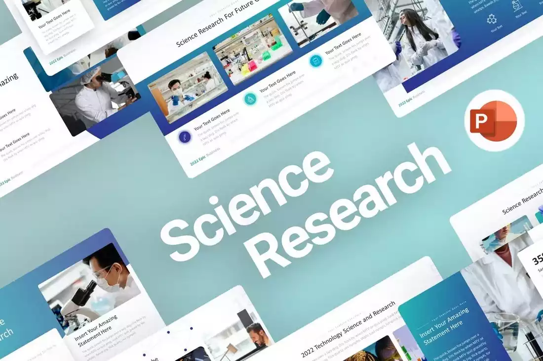 Modern Science & Research PowerPoint Template | Design Shack