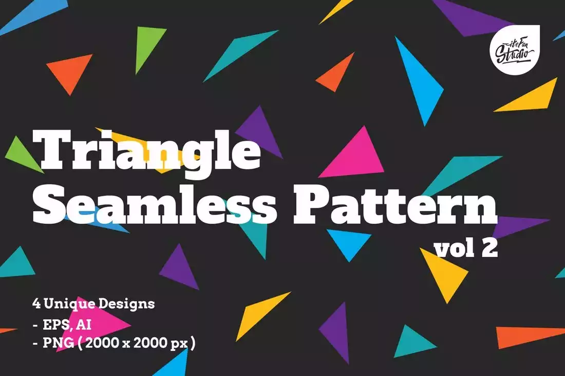 Modern Triangle Seamless Patterns | Design Shack