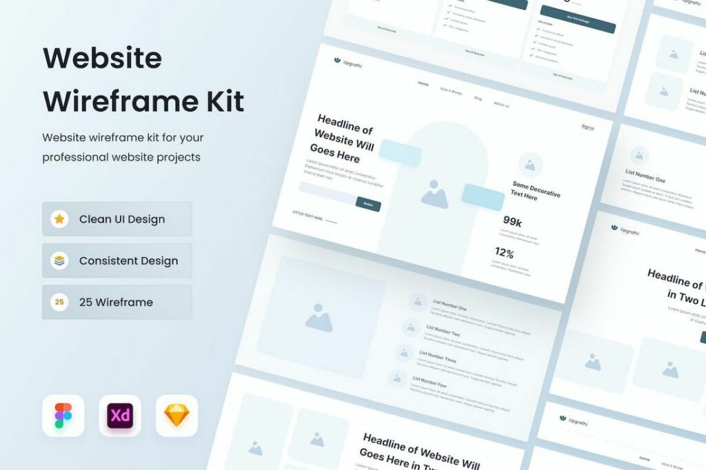 45+ Best Adobe XD Wireframe Kits (+ Wireframe Tutorials) | Design Shack