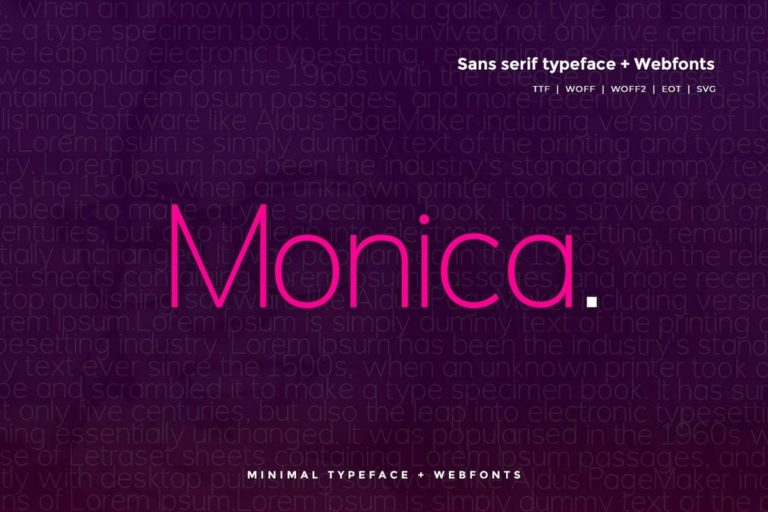 25+ Best Simple & Minimalist Fonts in 2021 (Free & Premium) – Yes Web ...