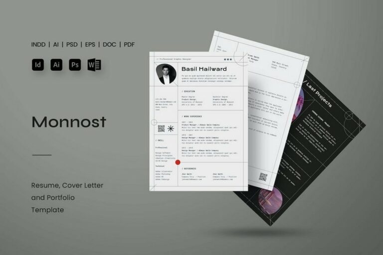30+ Best InDesign Resume Templates (INDD CV Templates) | Design Shack