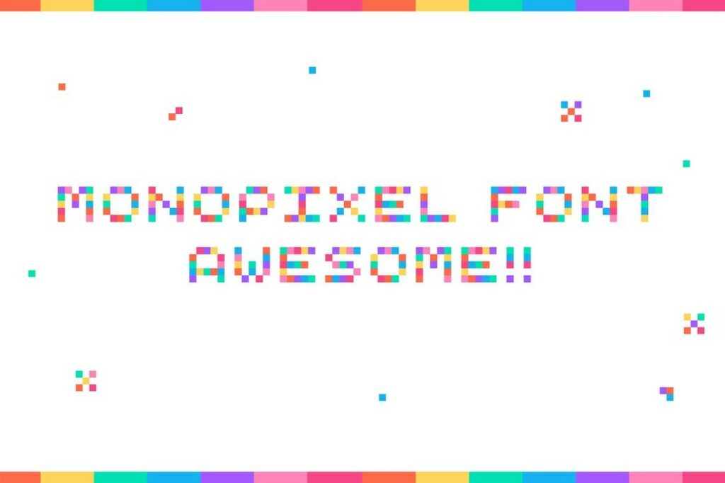 20+ Font Pixel Art Terbaik tahun 2024 (Gratis & Premium) - desainae.com