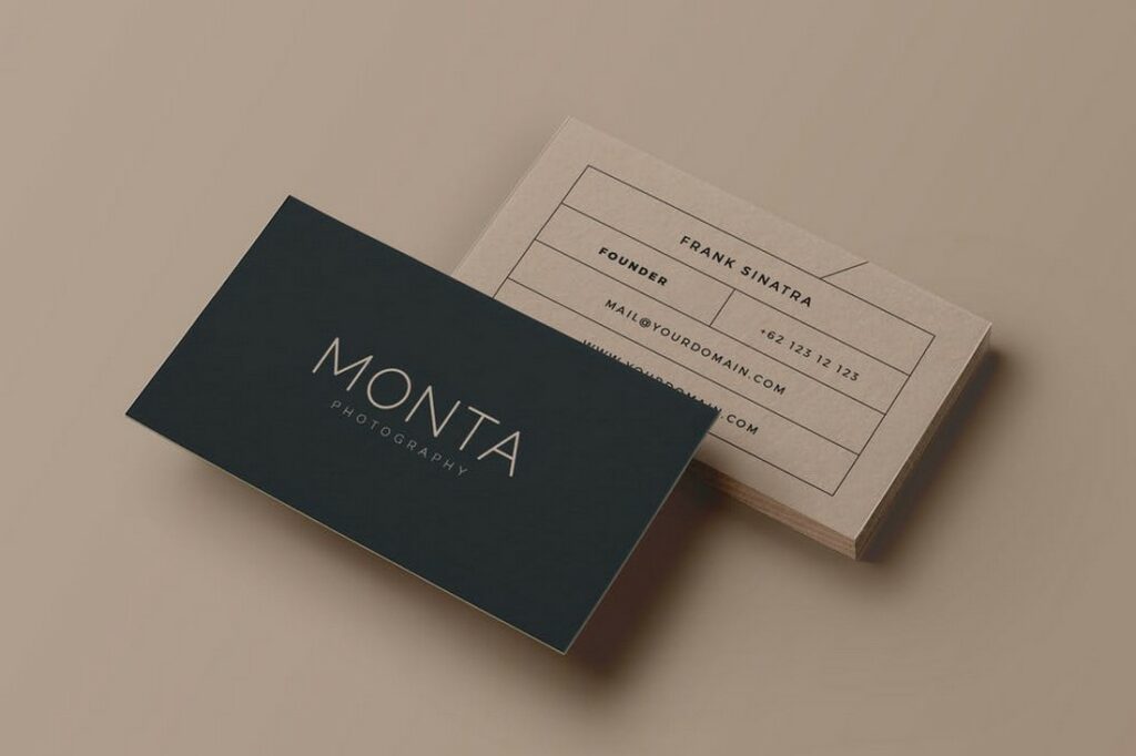 30+ Minimal Business Card Design Templates for 2025 | Design Shack
